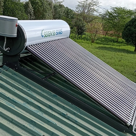 150 Litres Non-Pressurized solar water Heater - Seven SS Stars